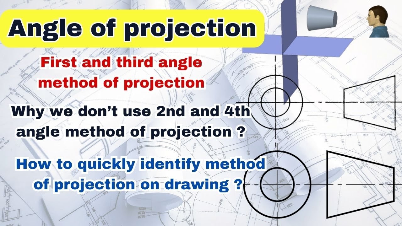 Why 2nd & 4th Angle Projection is Not Used? | First & Third Angle ...