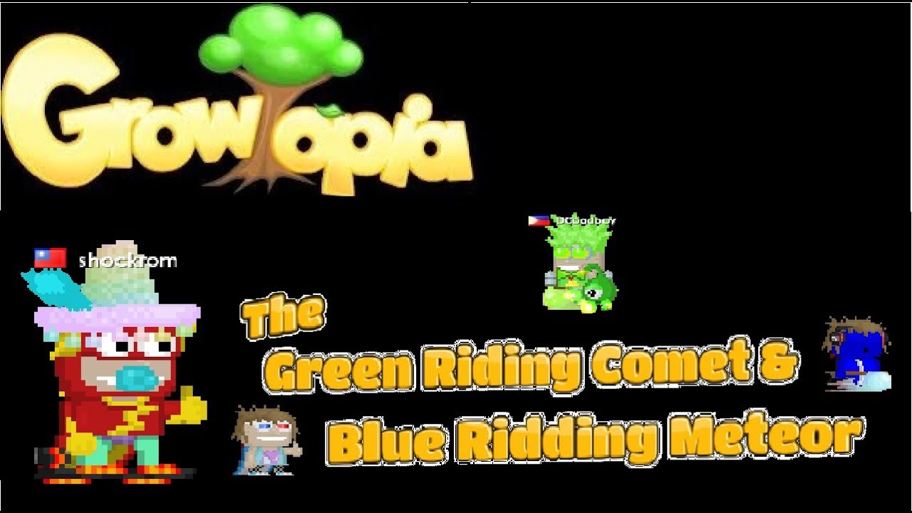 Growtopia - Green Riding Comet & Blue Riding Meteor - YouTube