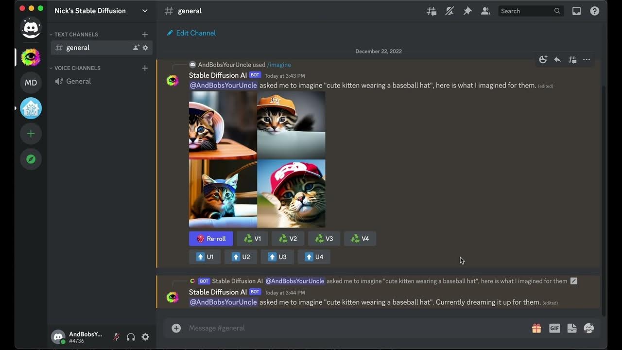 My Stable Diffusion Discord Bot - YouTube
