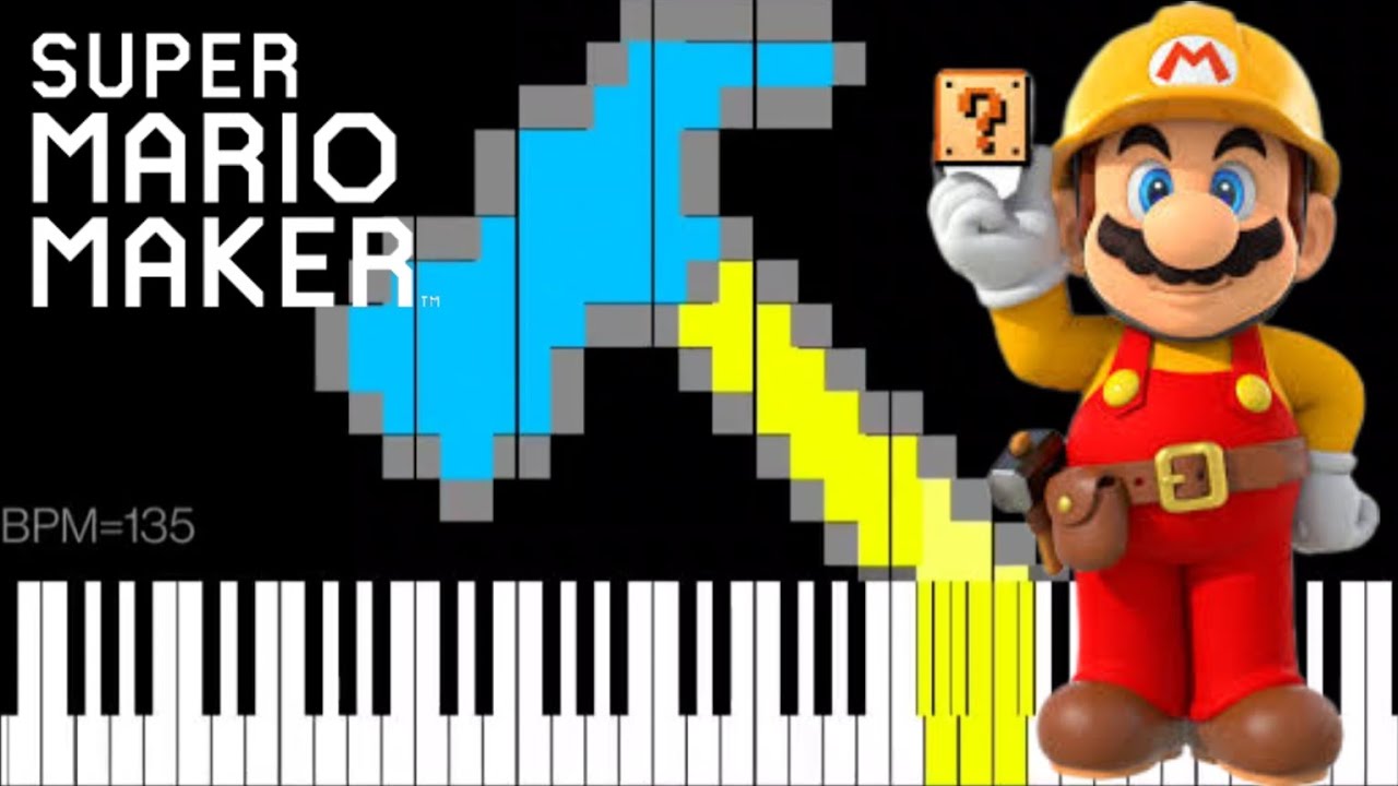 Dark MIDI - Super Mario Maker Title Theme - YouTube