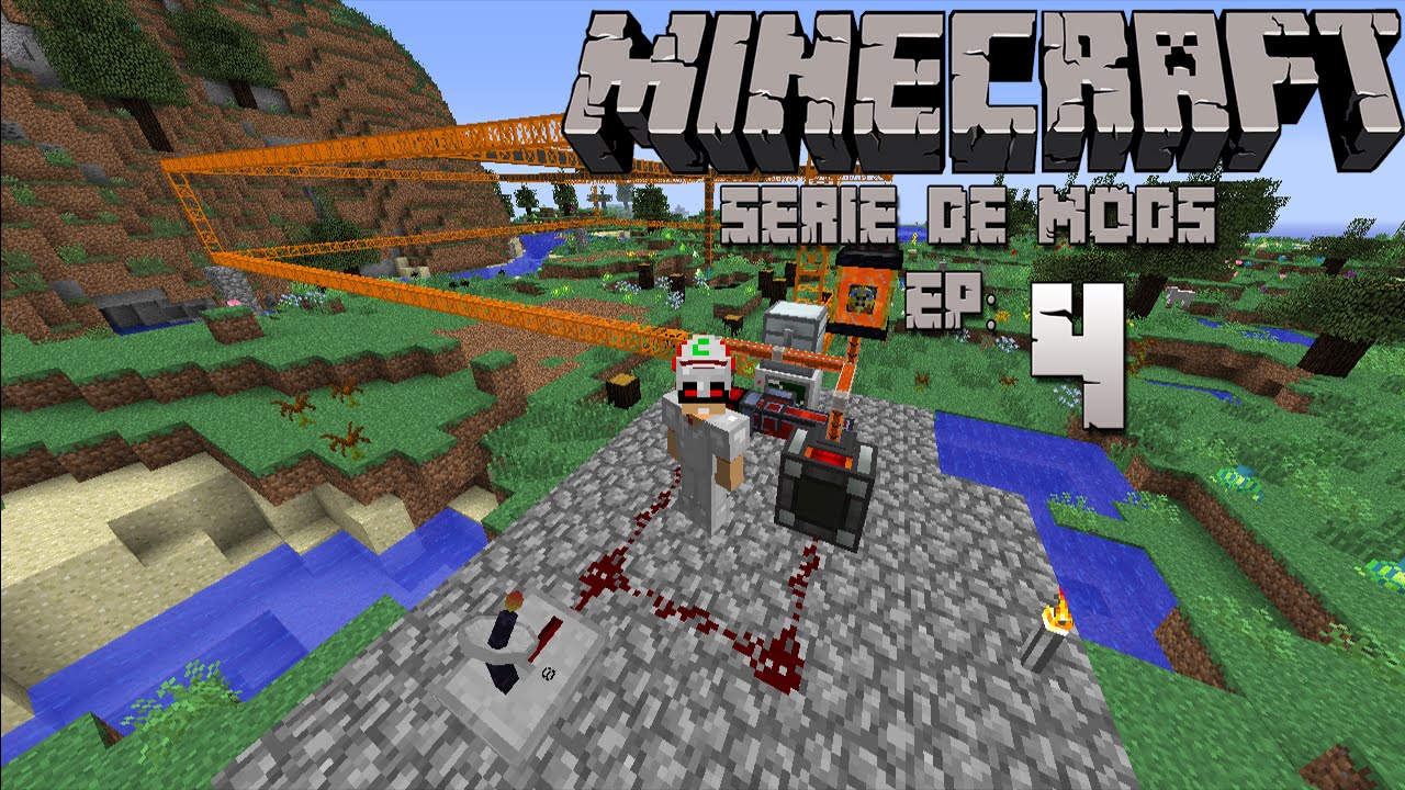Minecraft | SERIE DE MODS Ep. 4 - Quarry Pump y Energia (FTB) - YouTube
