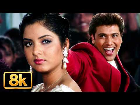 90s की धड़कन Divya Bharti और Govinda का सुपरहिट रोमांटिक गाना | Dole Dole Dil Mera Dole | Abhijeet