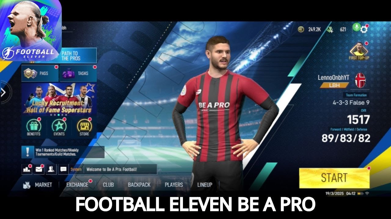 FOOTBALL ELEVEN BE A PRO! ESSA VERSÃO VAI SER A GLOBAL (GAMEPLAY) - YouTube
