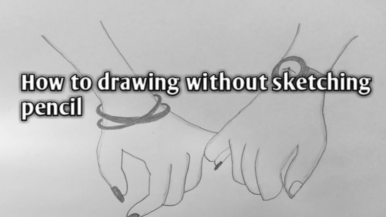 how to draw - hand sketch drawing - drawing with pencil easy - without ...