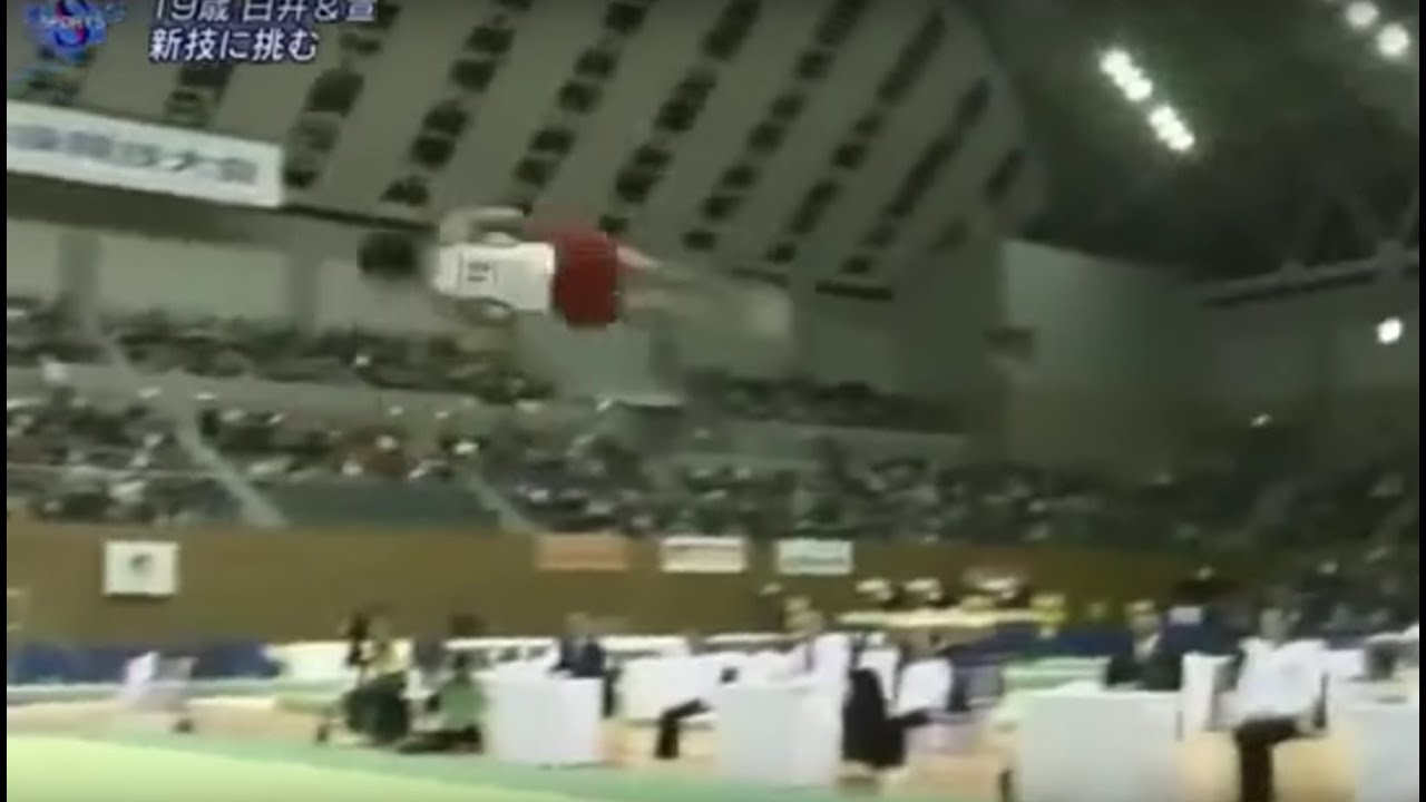 THE TRIPLE TWISTING DOUBLE LAYOUT ON FLOOR - RARE AND UNIQUE GYMNASTICS ...