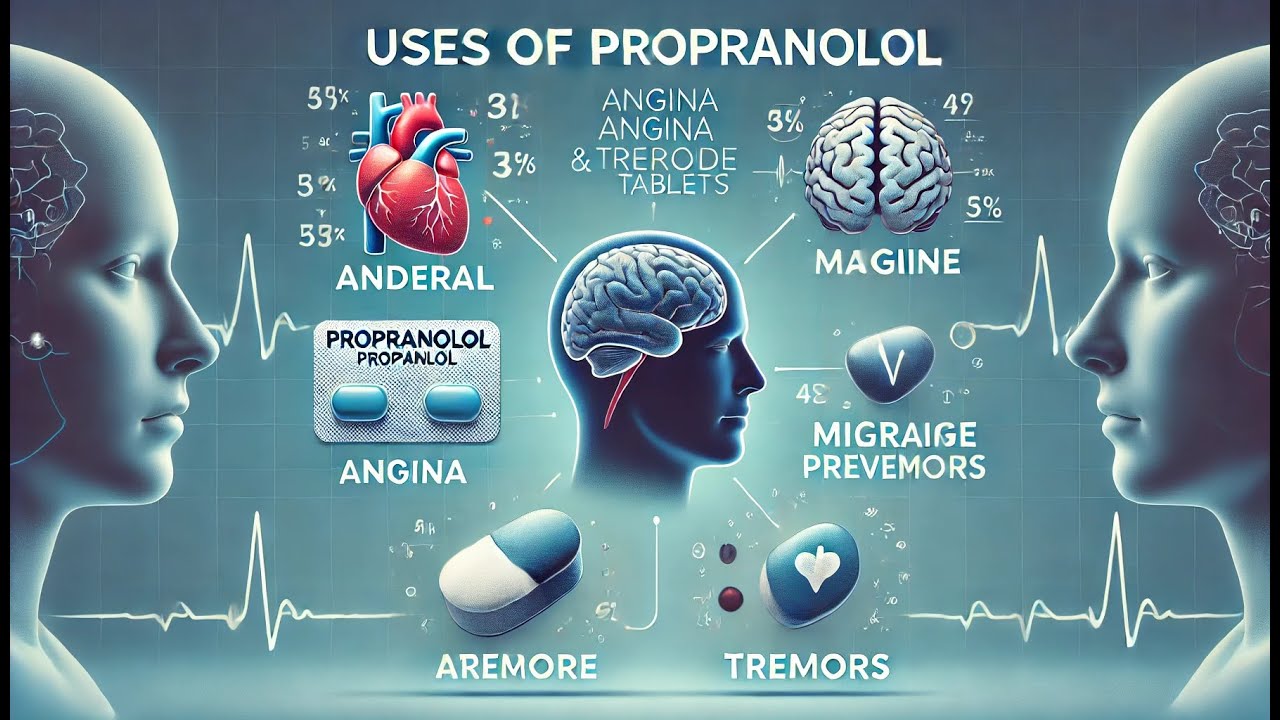 Inderal tablets, Propranolol tablets, Anxiety, Angina, Migraine ...