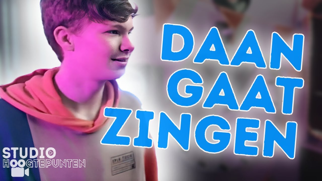 DAAN GAAT ZINGEN!? - Studio Hoogtepunten - YouTube