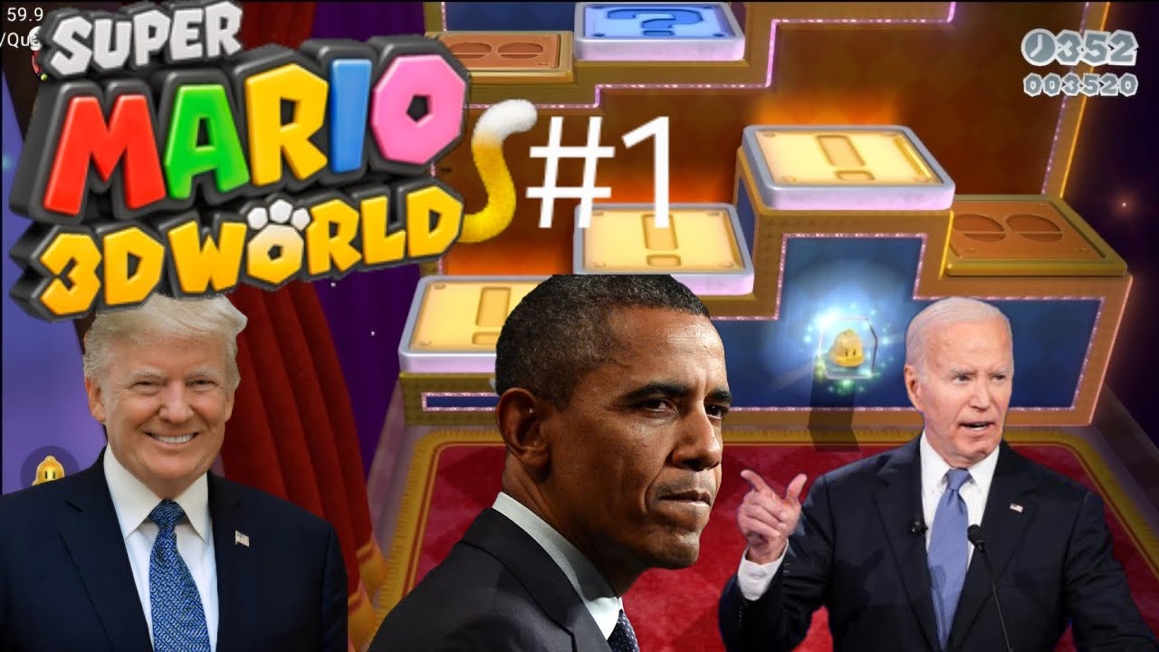 Presidents Play Super Mario 3D World: Episode 1 - YouTube