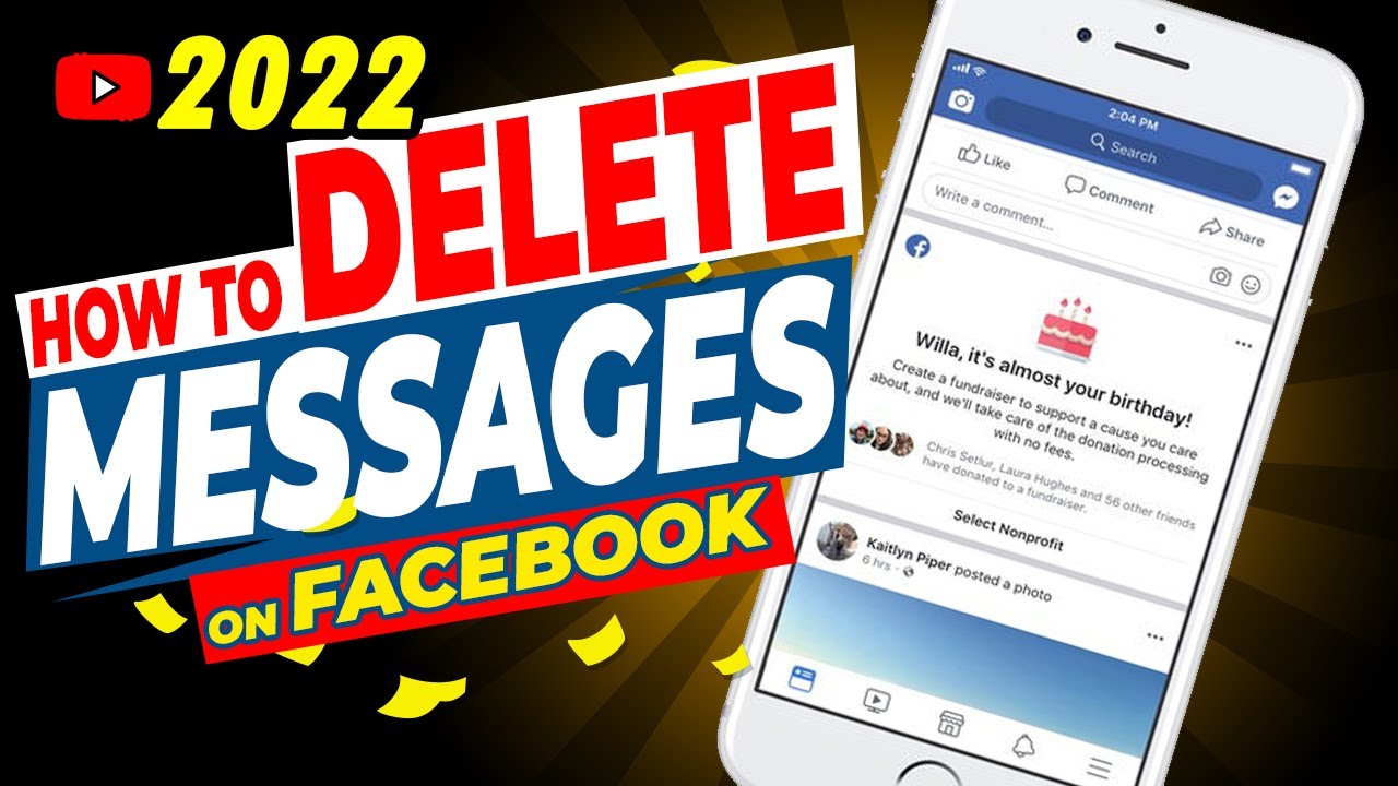 How to Delete Facebook Messages on Computer | Do It Yourself. - YouTube