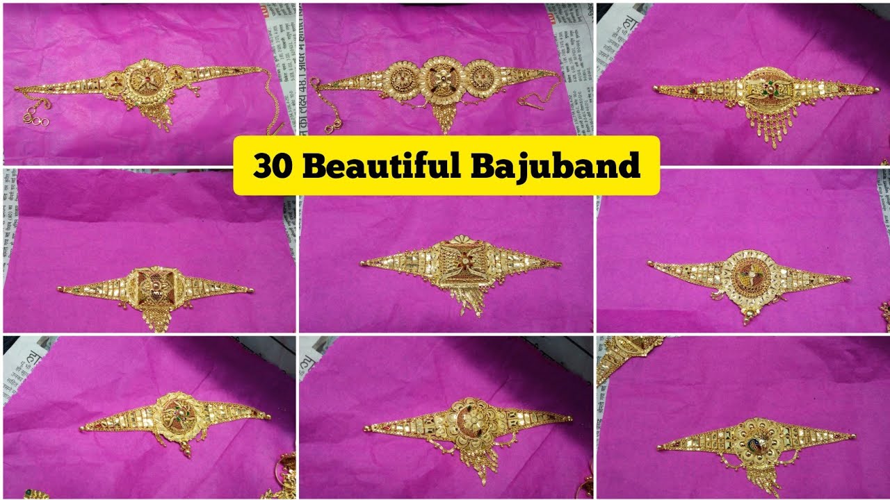 Gold Bajuband Designs with price | Baju Band Design | Latest Gold ...