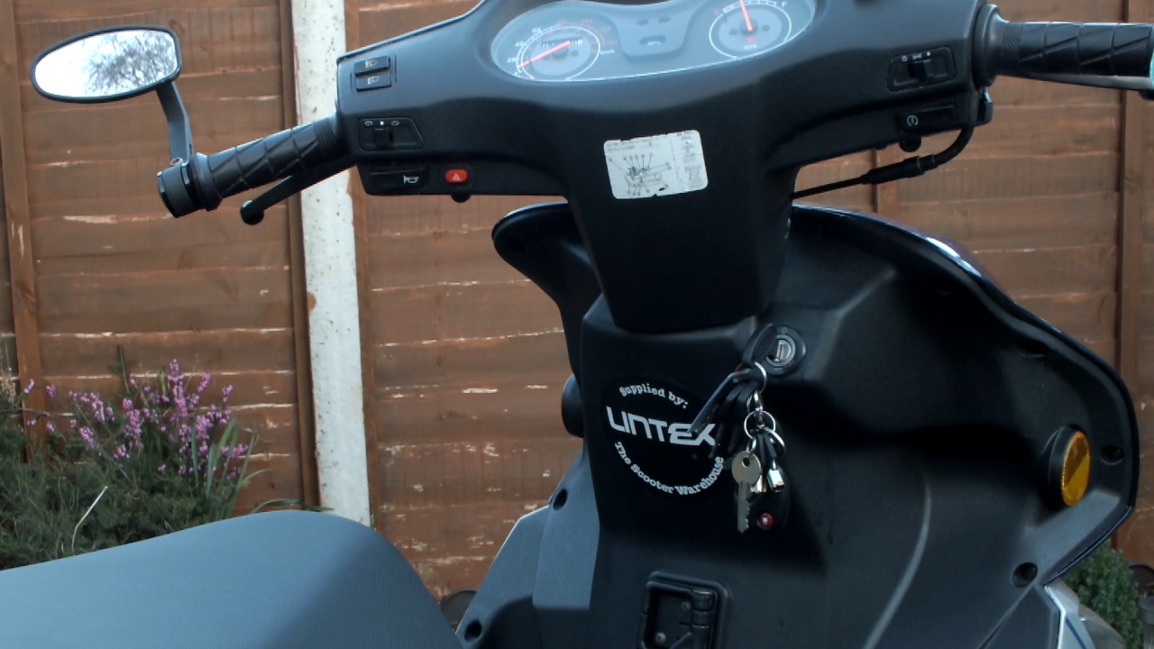 motor scooter lintex - YouTube