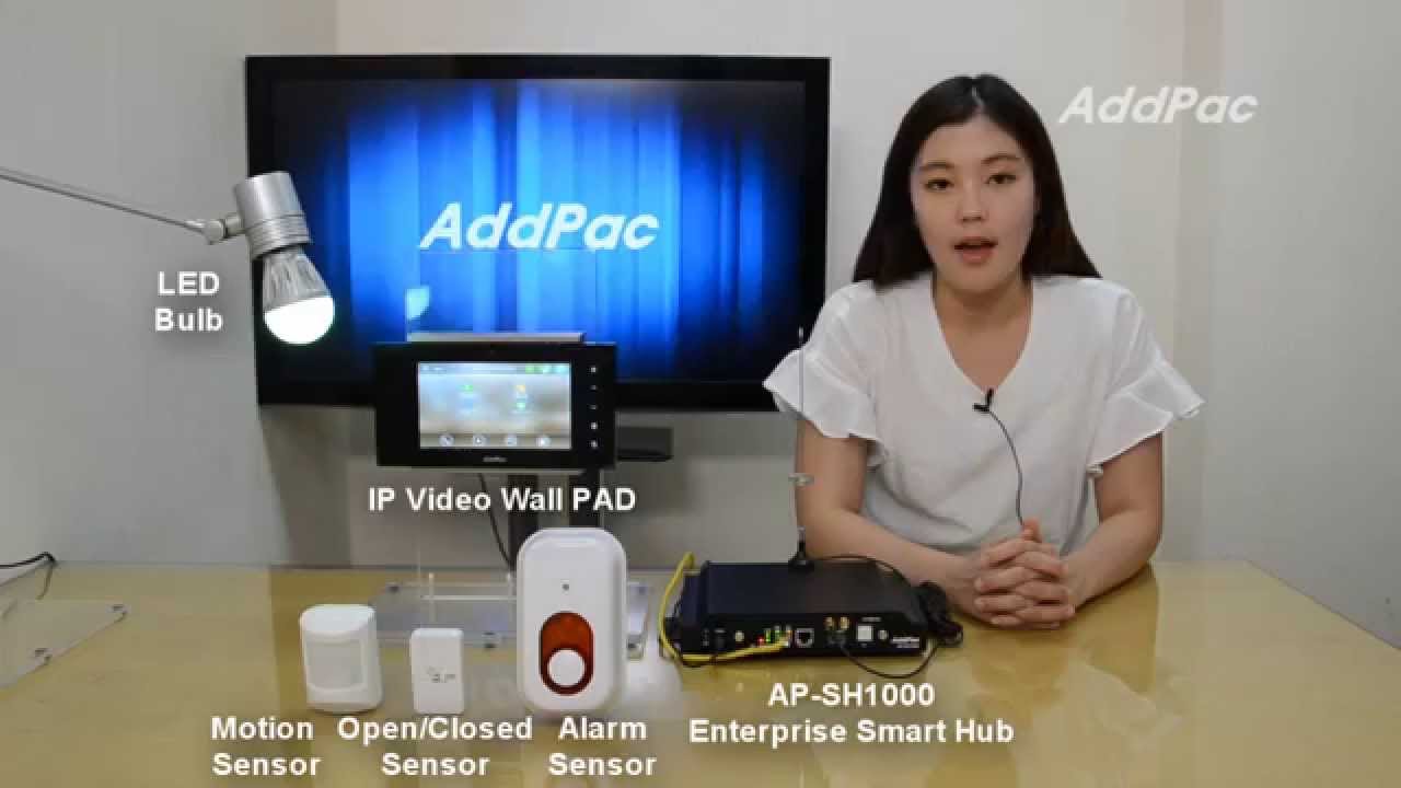 Enterprise ZigBee/Z-Wave Sensor Device Smart Hub AP-SH1000 Demonstration 기업용 /Z센서 스마트허브| AddPac ...