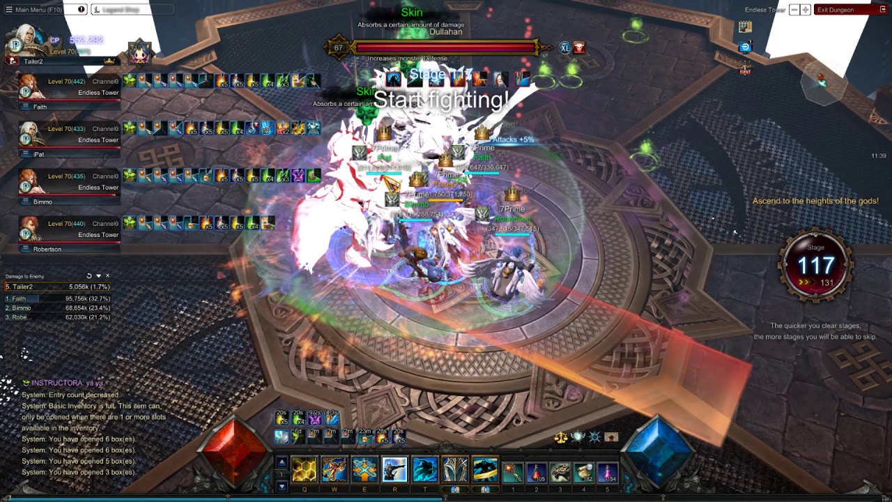 MU Legend 5ppl 150 Endless Tower 5min - YouTube