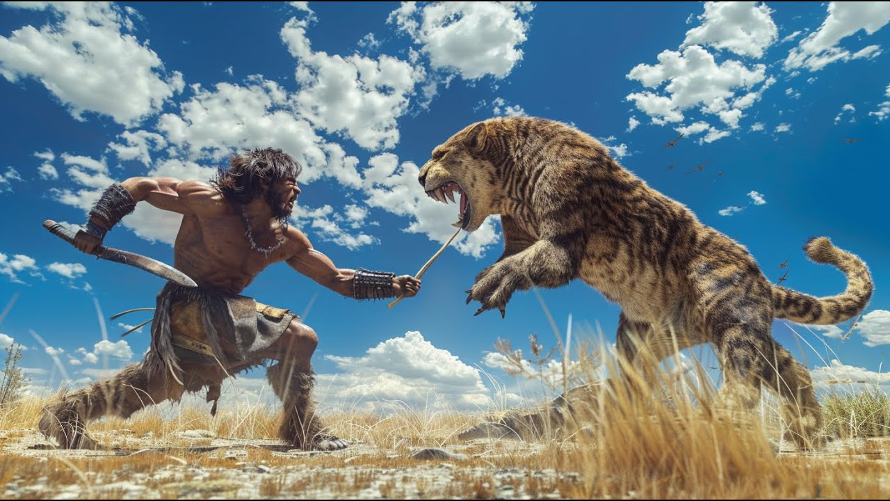 How Did A Caveman Survive a Brutal Saber-Tooth Attack? - YouTube