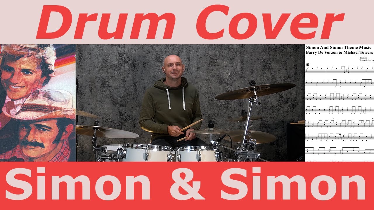 Simon & Simon Theme Music - DrumTranscription & Performance - YouTube