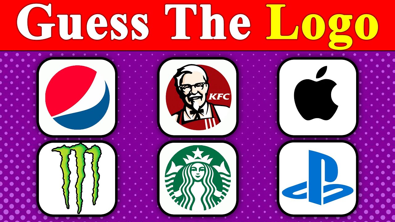 Guess The Logo Quiz| easy, intermediate, hard - YouTube