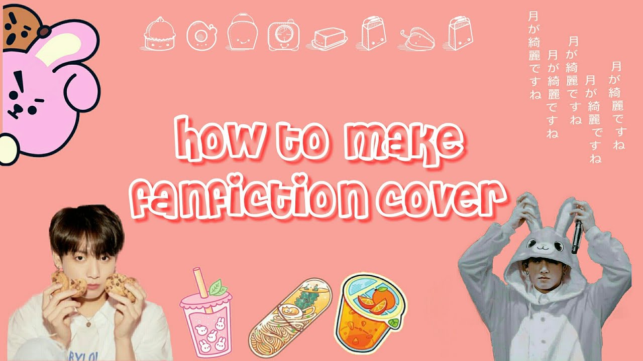 how to make fanfiction cover || instagram - YouTube