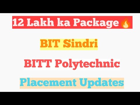 BIT Sindri Placement Updates || BITT Polytechnic Placement Updates | 12 ...