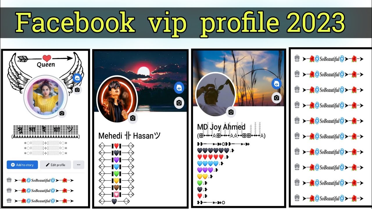 How To Make Facebook VIP Account | stylish bio | vip fb profile | vip ...