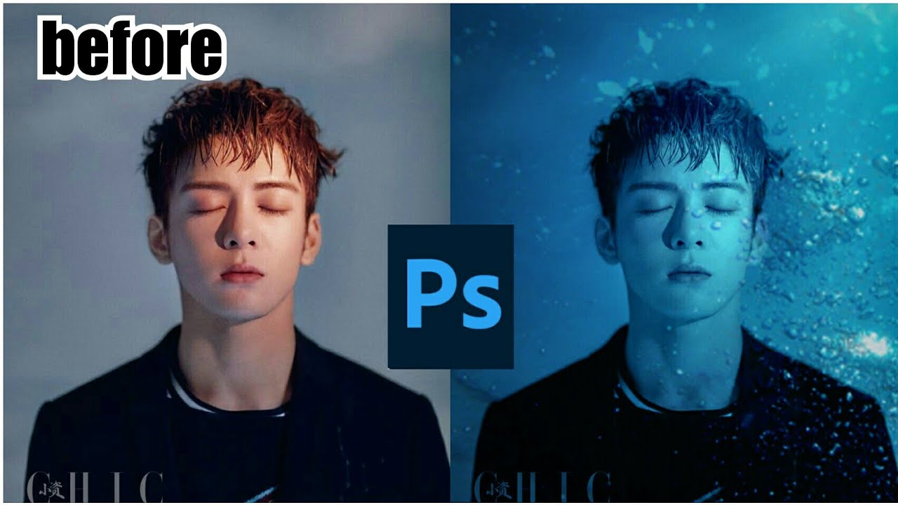 Underwater Effect Manipulation Tutorial - Photoshop Tutorial (Creative ...
