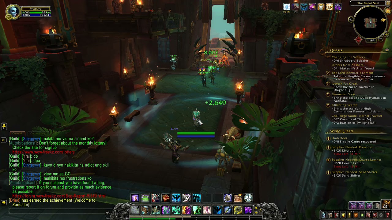 chain heal won't cast - YouTube