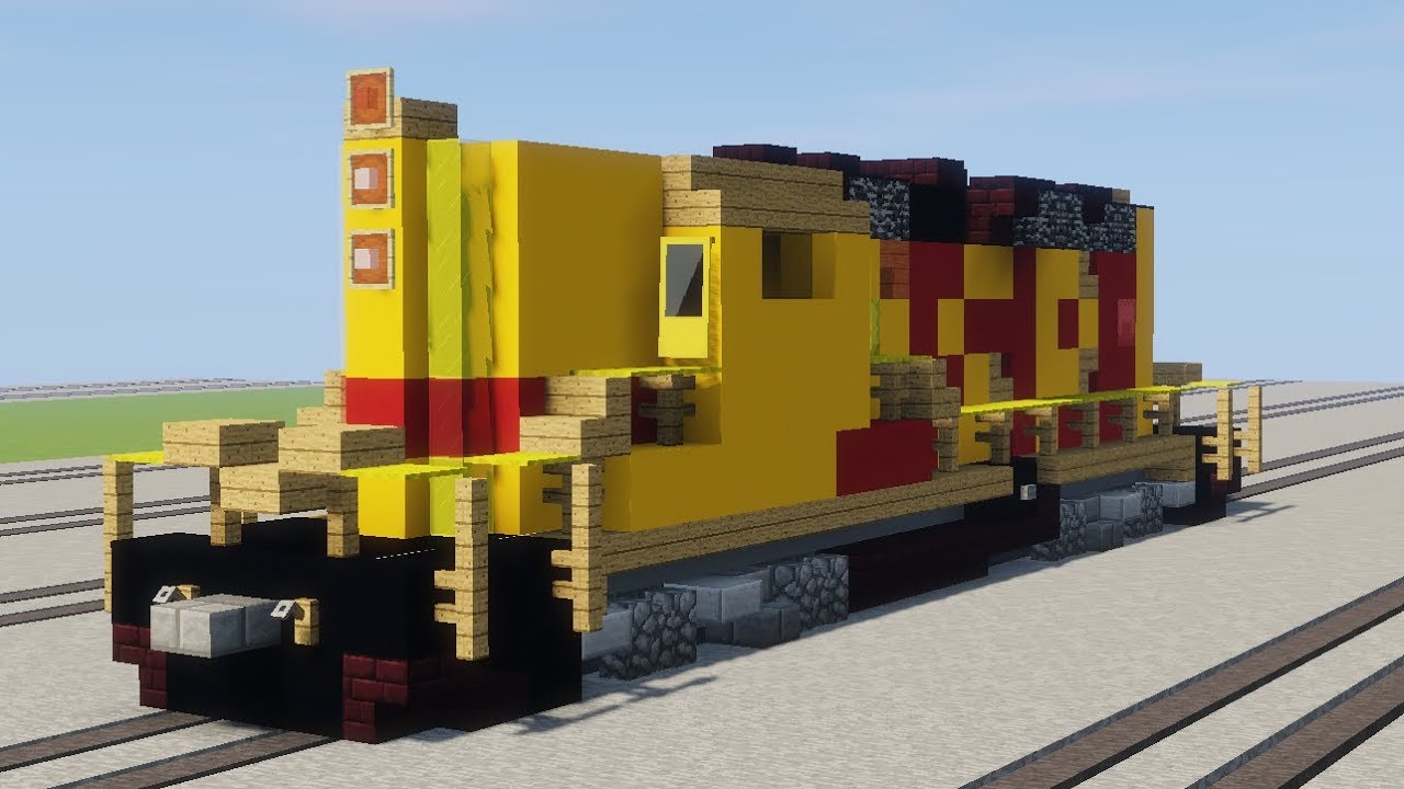 Minecraft Southern Pacific Kodachrome GP9 Tutorial! - YouTube