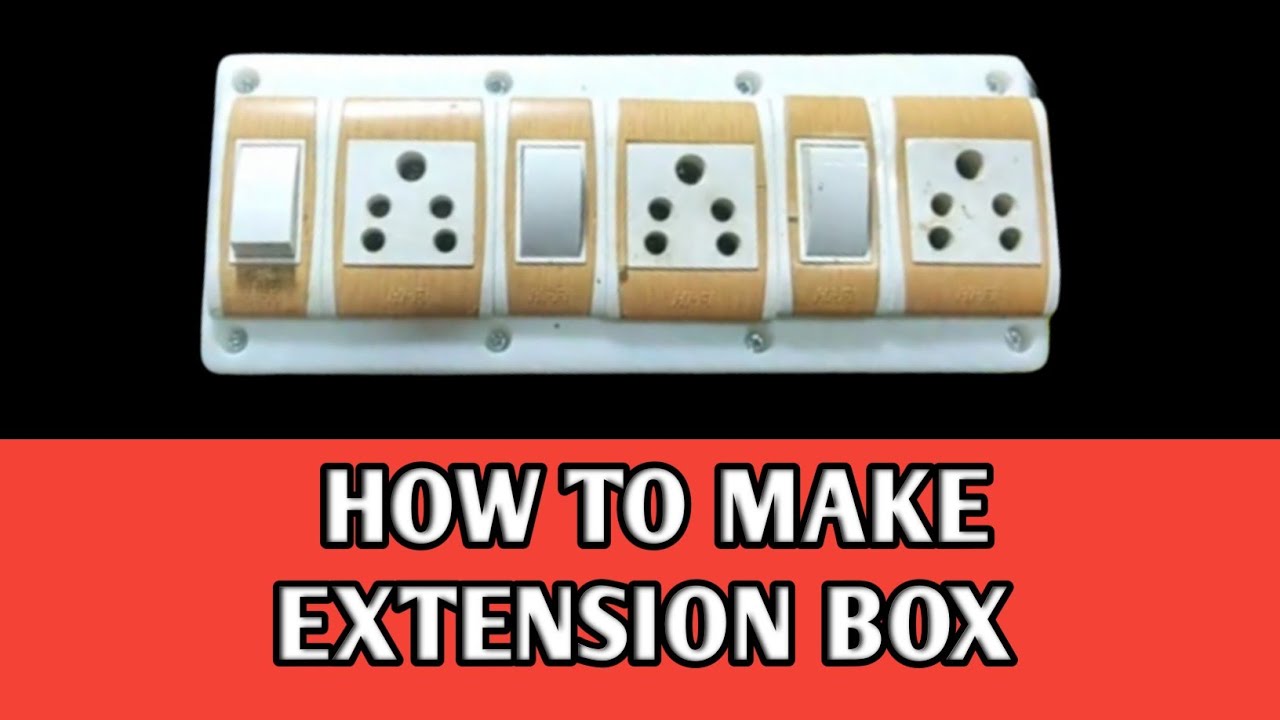 How to make extension box. Extension box making.#arhometechmedia # ...