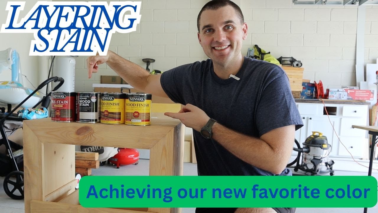 How to Apply and Layer Stain - YouTube