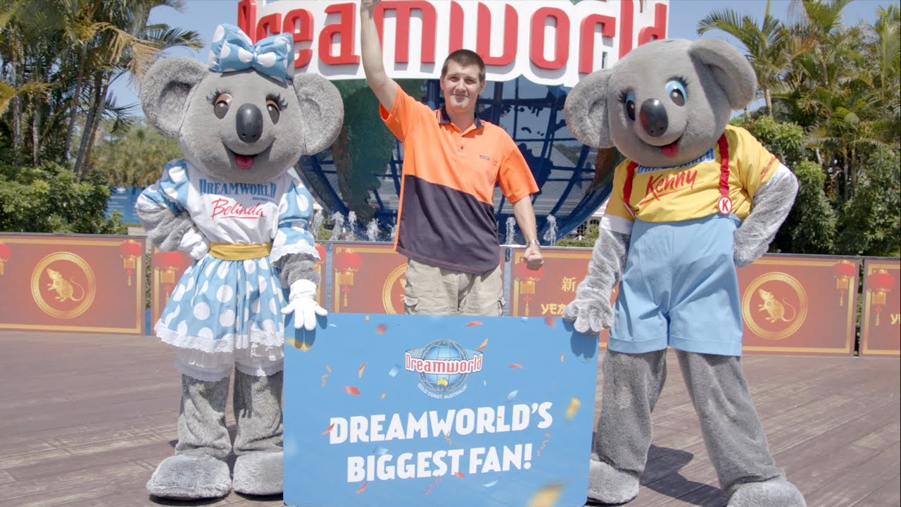 Meet Dreamworld's Biggest Fan. - YouTube