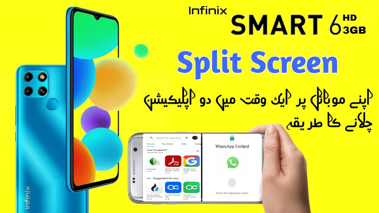 How to Split Screen in Infinix Smart 6 | Split Screen Infinix Smart 6 ...