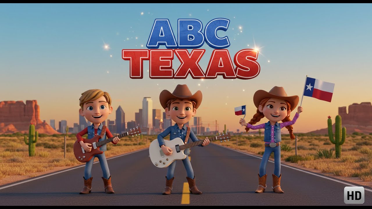 ABC Song for Texas | Alphabet Songs for Kids | Preschool Learning - YouTube