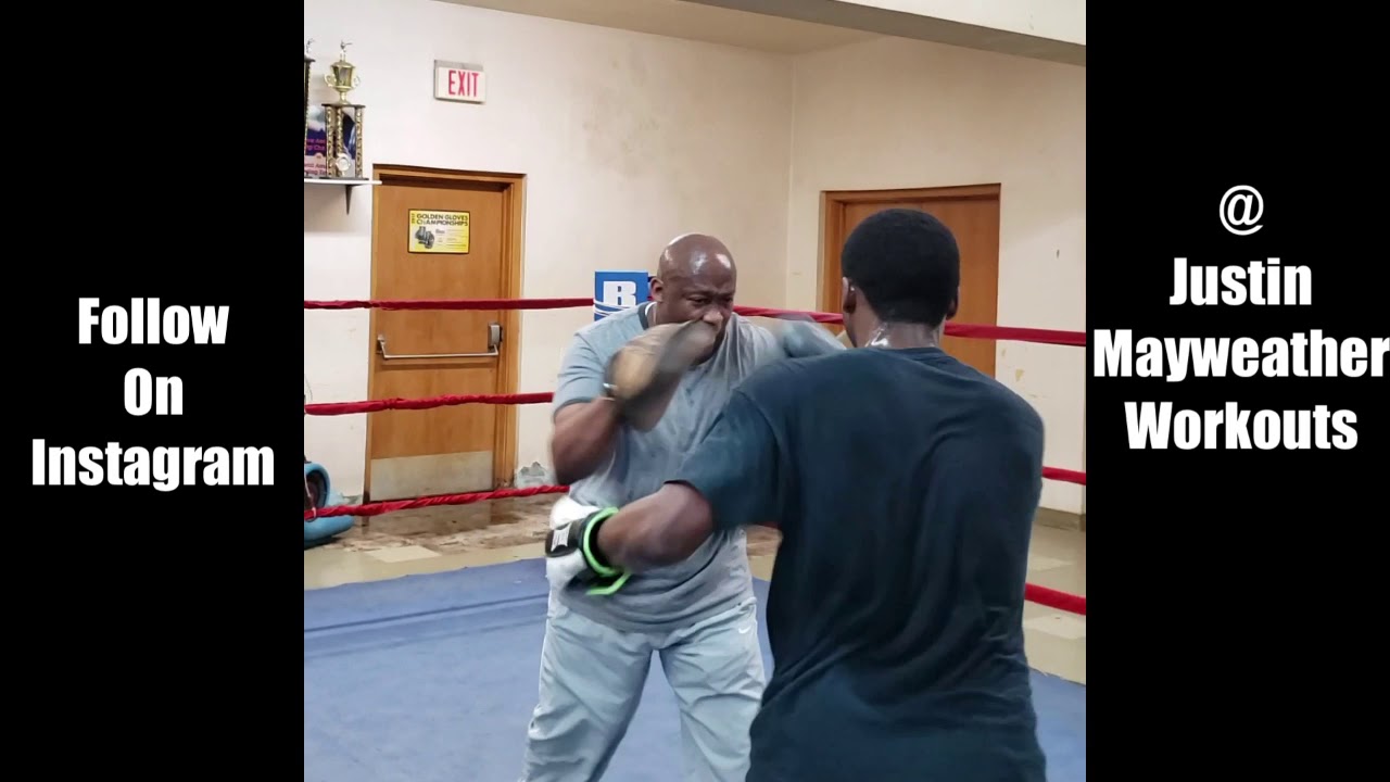 Justin Mayweather Pad Workout - YouTube