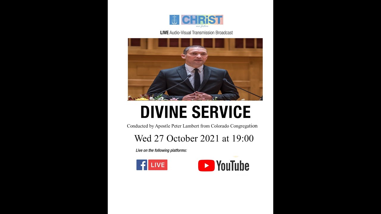 NAC Colorado Congregation, Midweek Divine Service conducted by Apostle ...