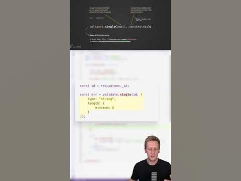 Node Express API Request Validation - 1min Lightning Lesson - YouTube