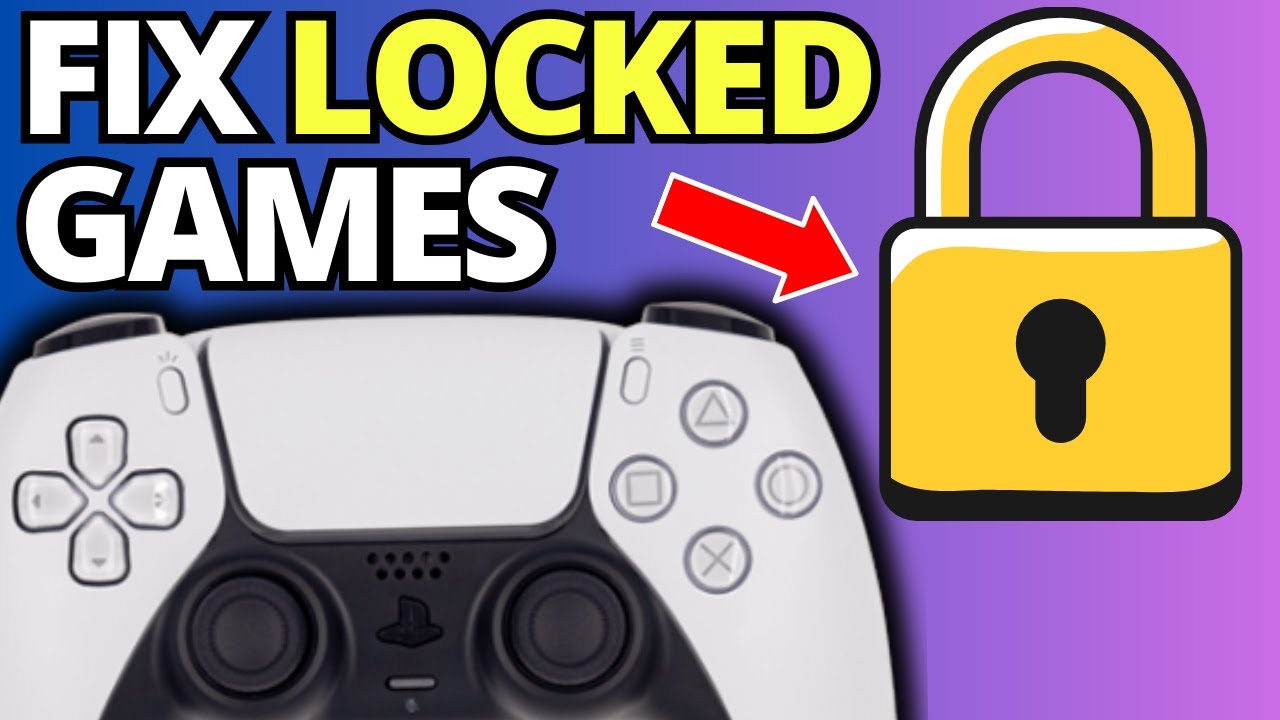 How To Fix Locked Games on PS5 - YouTube