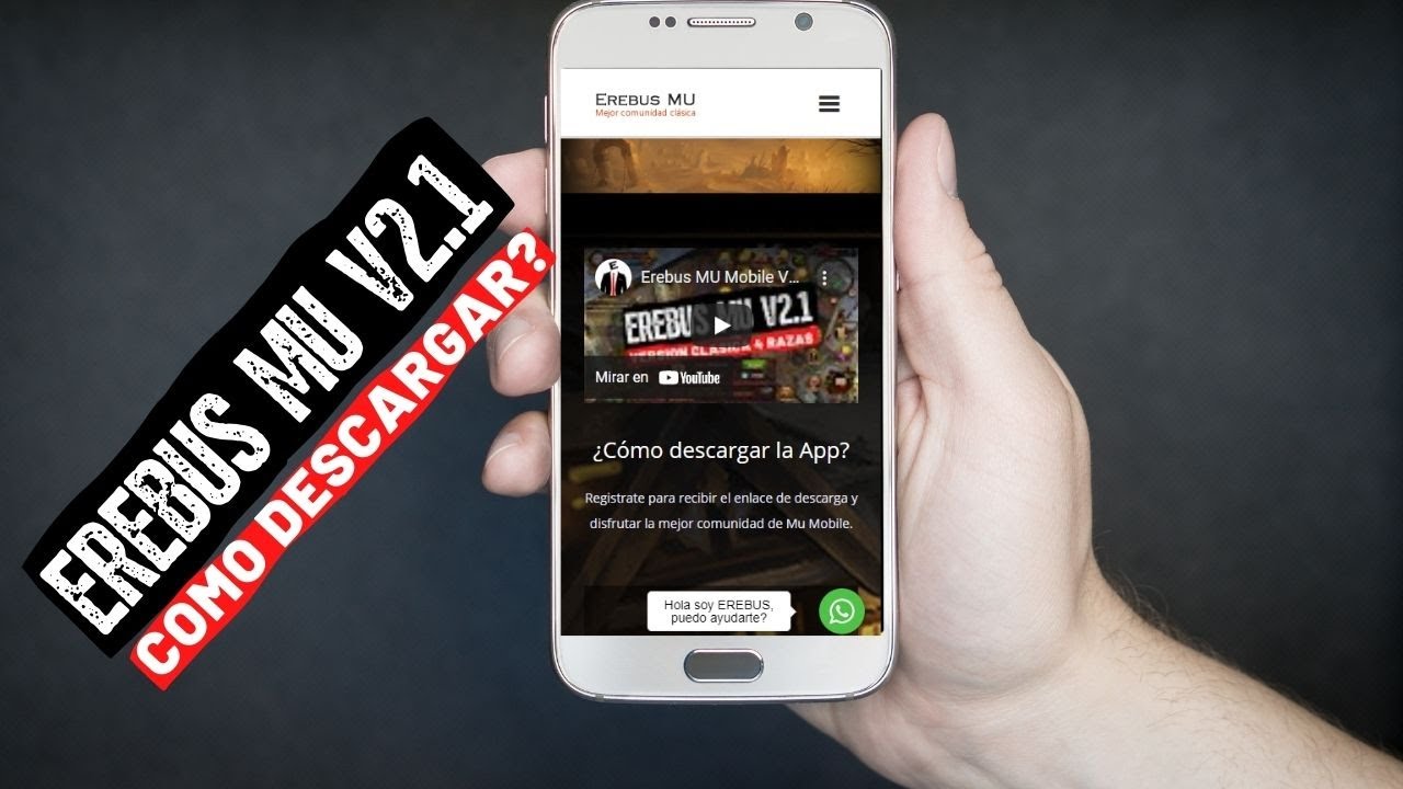 Como descargar e Instalar Erebus MU Mobile V2.1 - YouTube