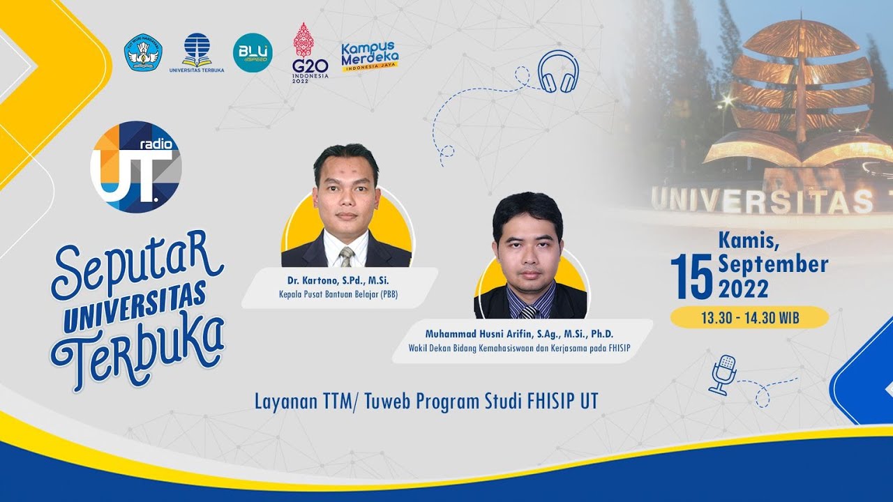 Layanan TTM / Tuweb Program Studi FHISIP UT ~ Seputar Universitas Terbuka - YouTube