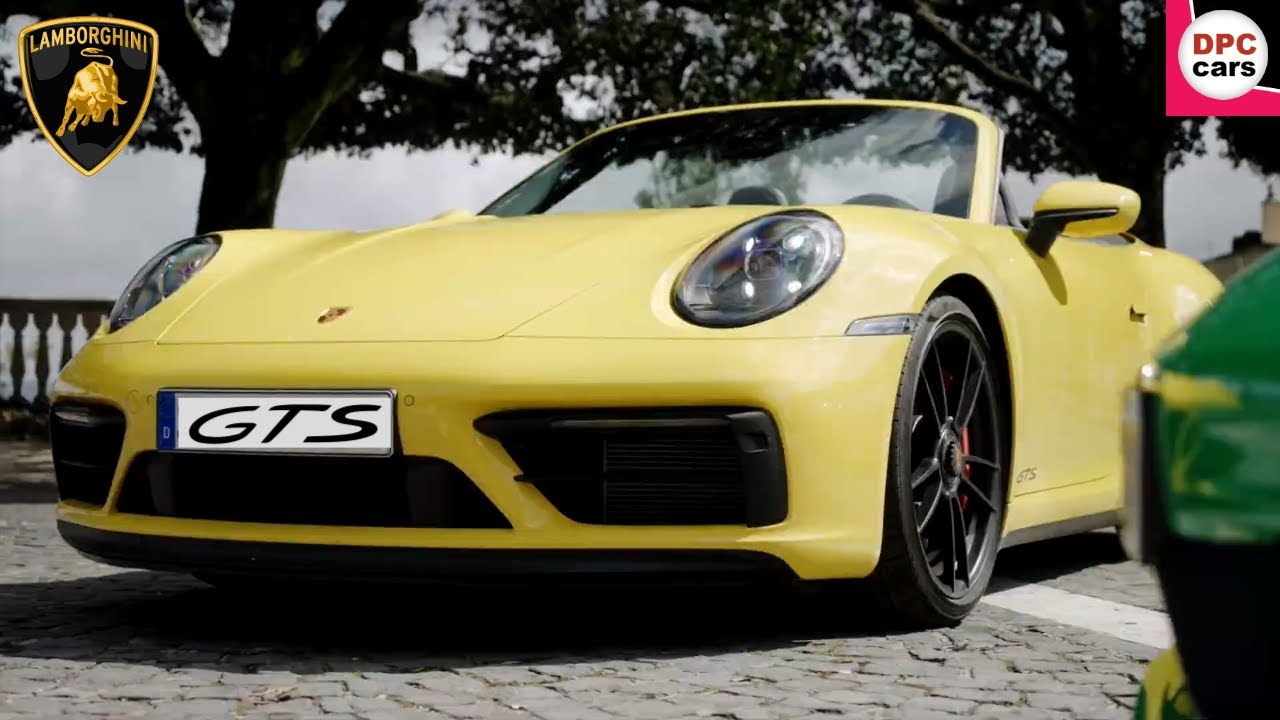 Yellow 2023 Porsche 911 Carrera GTS Cabriolet - YouTube