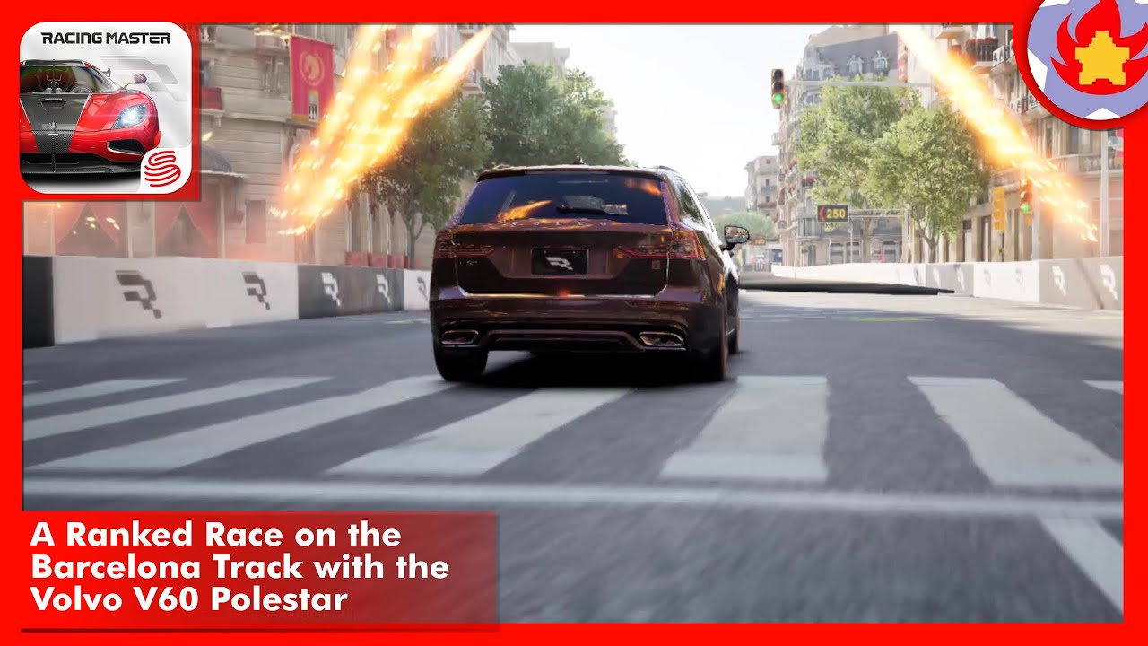 A Ranked Race on the Barcelona Track with the Volvo V60 Polestar ...