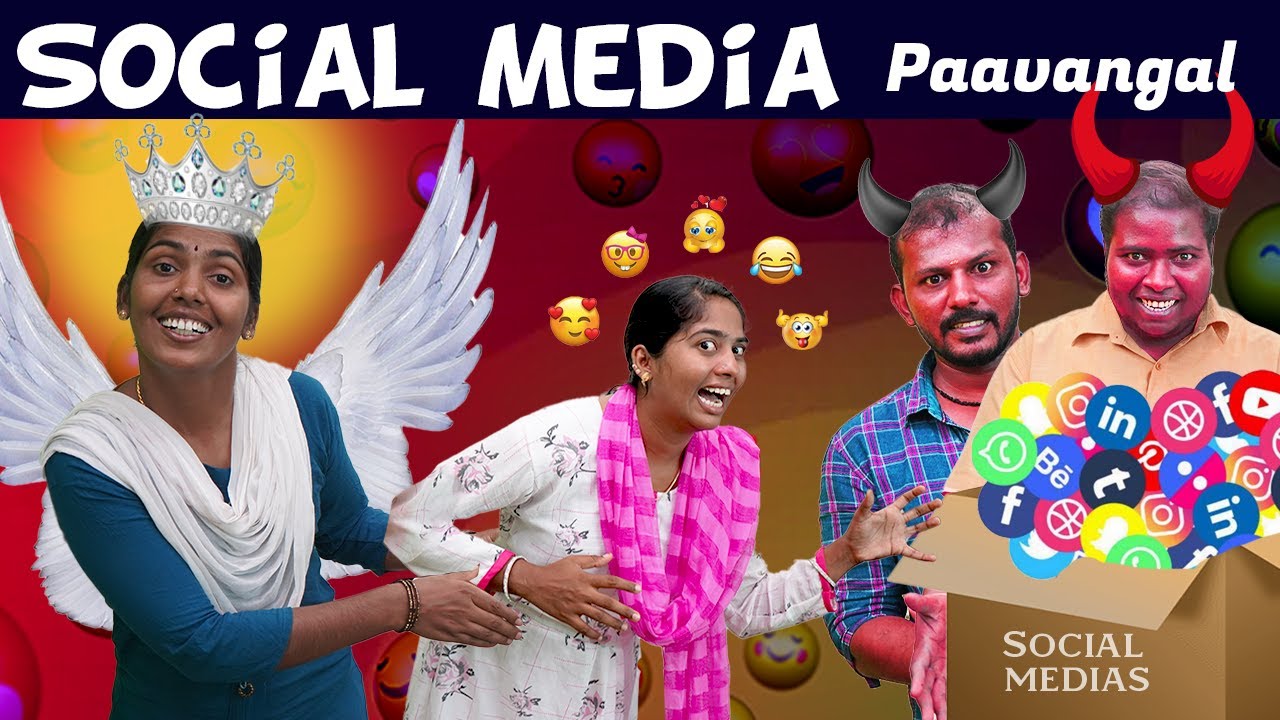 SOCIAL MEDIA Paavangal | Social Media Parithabangal | Comedy video ...