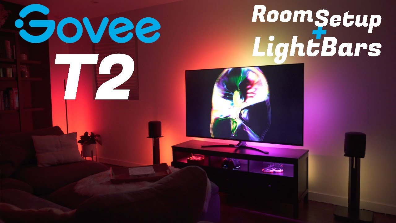 Govee Envisual TV T2 + light bars immersion setup - YouTube