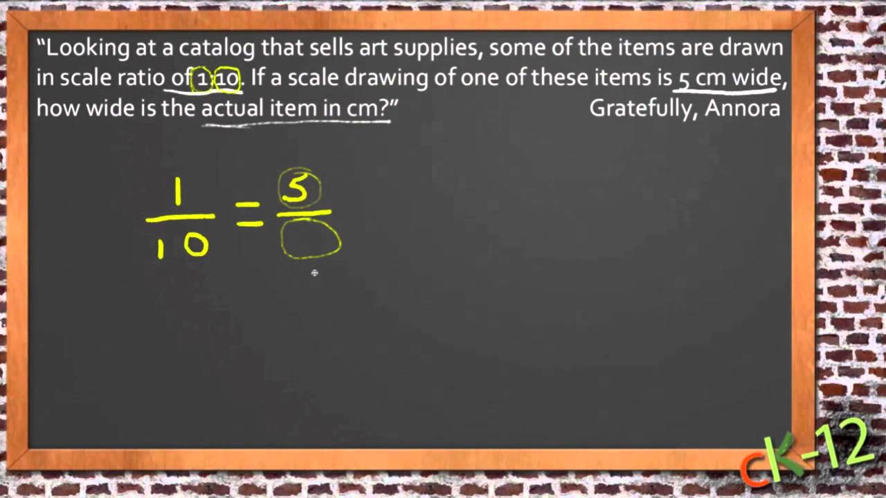Scale and Indirect Measurement: An Application (Algebra I) - YouTube