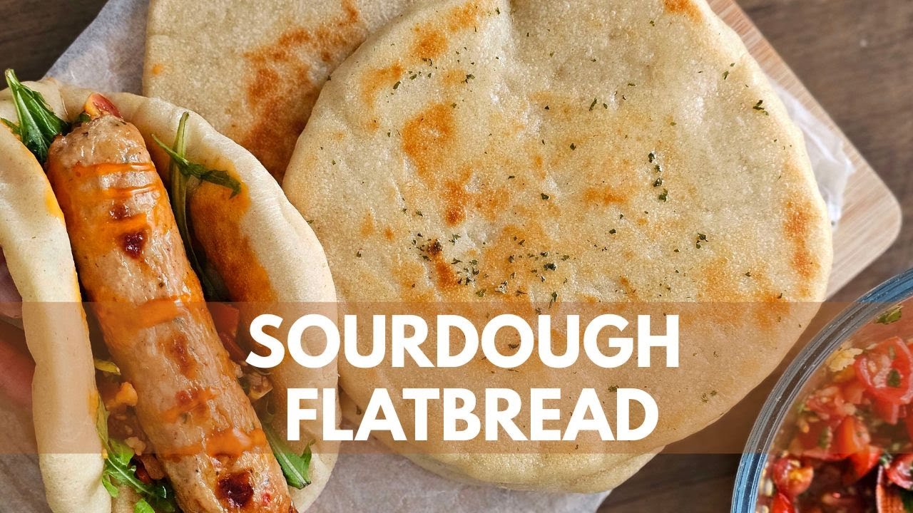 Soft Sourdough Flatbreads | Turkish Bazlama-Inspired Recipe - YouTube