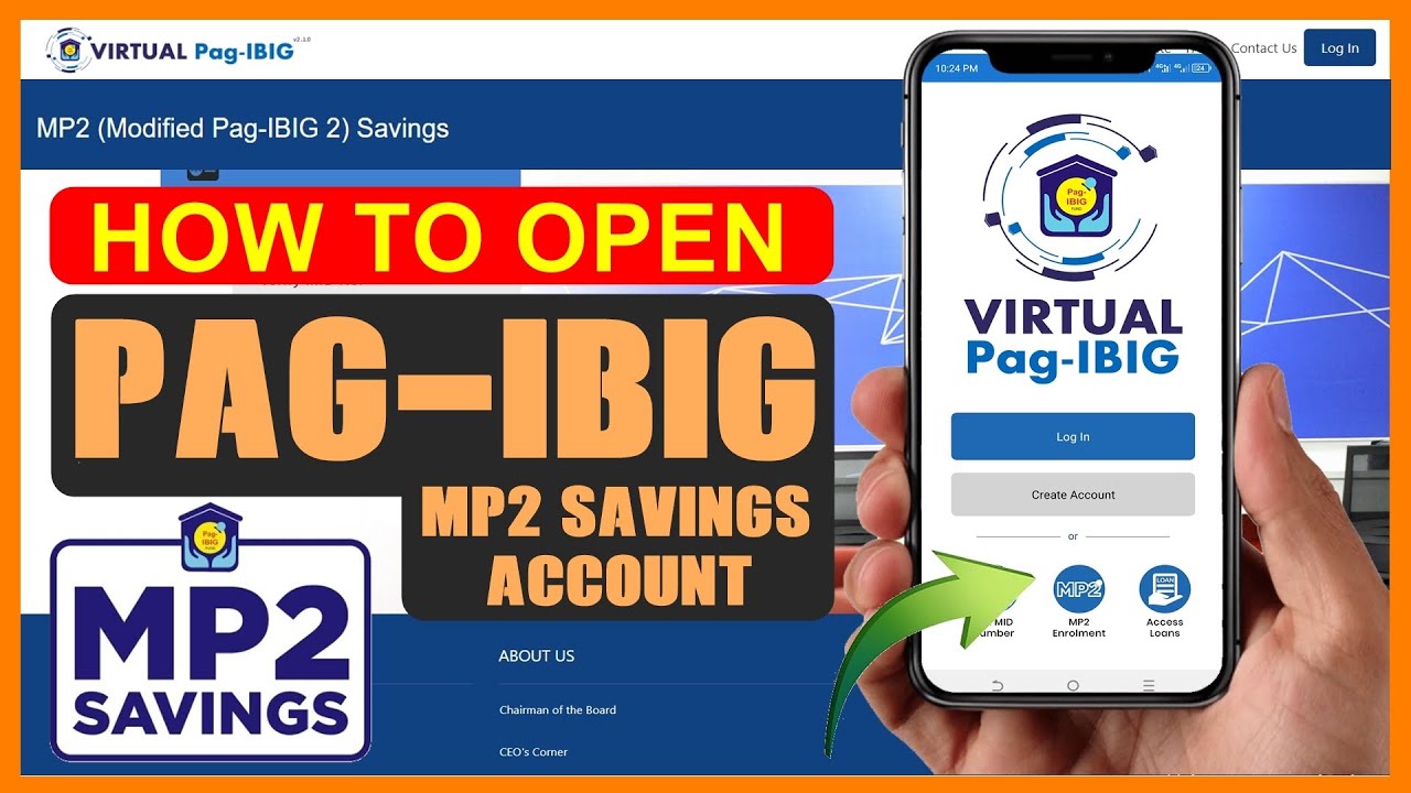 HOW TO OPEN PAG-IBIG MP2 SAVINGS ACCOUNT ONLINE - YouTube
