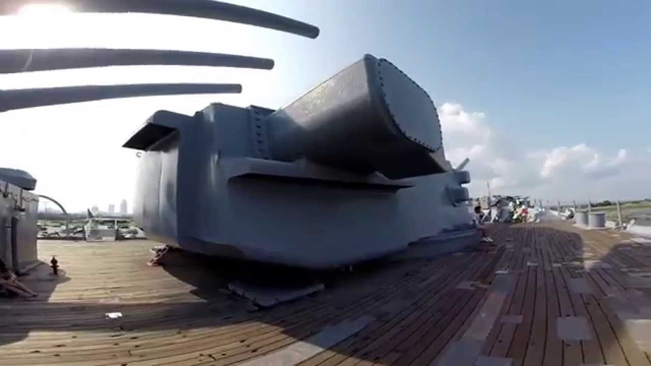 USS Alabama Yellow tour - YouTube
