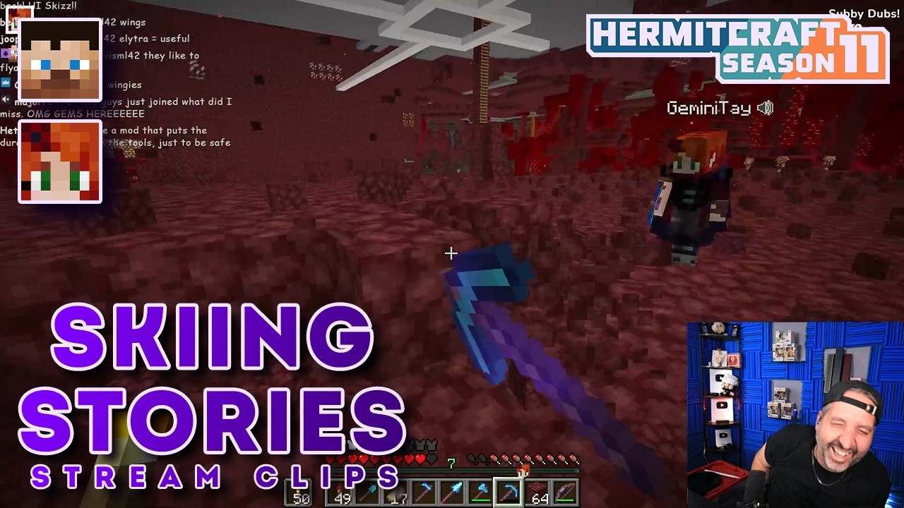 @GeminiTayMC & @MCSkizzleman Talk Skiing Stories | Stream Clips ...