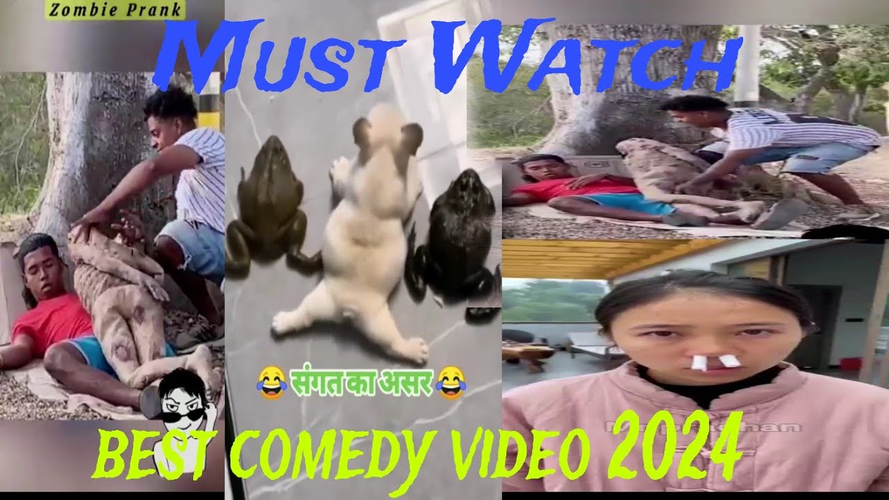 @BEST FUNNY VIDEO | FUNNY COMEDY 2024 |TRY NOT TO LAUGH 🤣 - YouTube