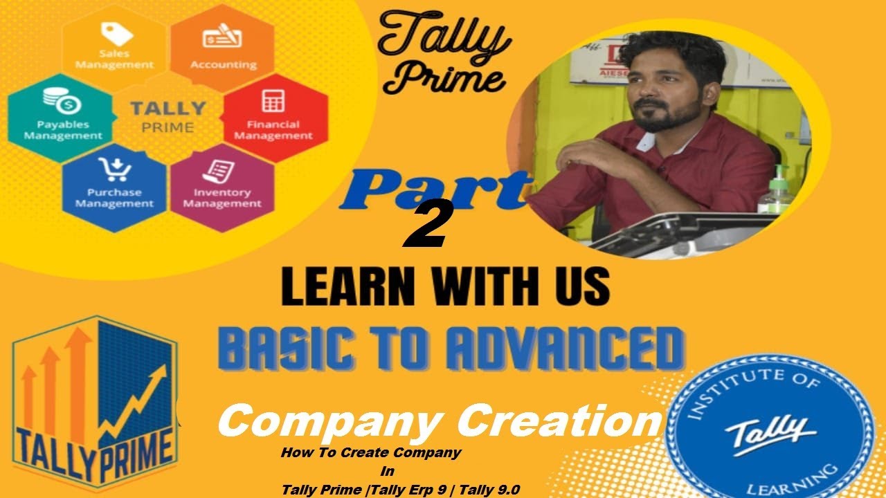 Tally part:-2 How to create company in Tally 9.0 | Tally Erp 9 | Tally ...