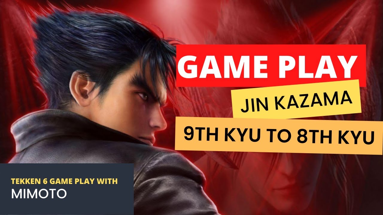 Tekken 6 PSP GamePlay Jin Kazama Ghost Battle From 9th Kyu To 8th Kyu ...