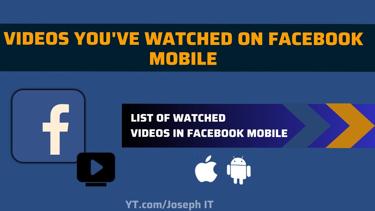 How to View Your Watched Videos List on Facebook Mobile - Android ...